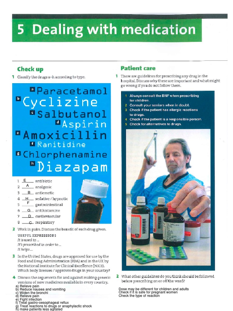 Unit 5 Medical English | PDF | Analgesic | Dose (Biochemistry)