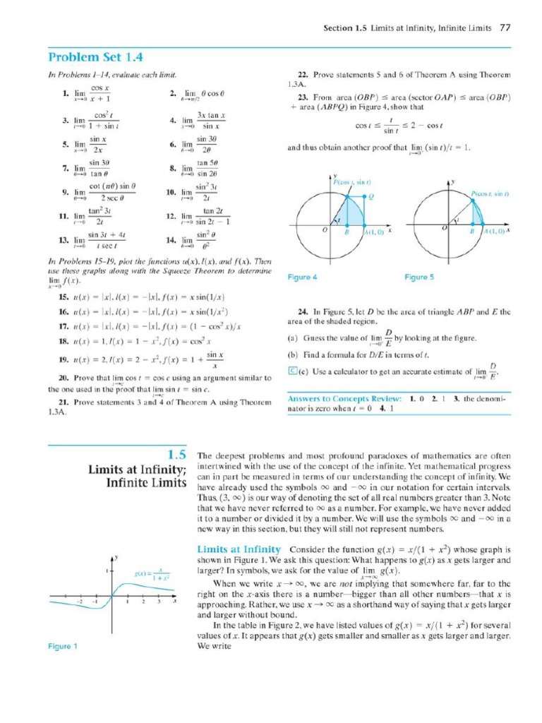Calculus - Edwin J. Purcell & Dale Varberg Chapter 1.5 | PDF