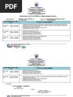 NLC Accomplishment Report 2023 | PDF | Learning | Teachers