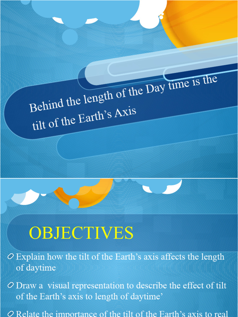 Earths Tilt and Seasons | PDF