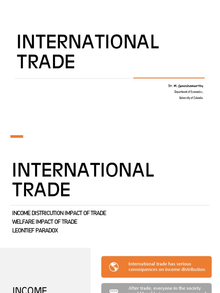 Impact of International Trade on Income | PDF | Trade | Economics