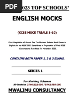 KCSE 2025-Combined Pp1&Pp2 Kcse 2025 English Revision Pamphlet | PDF