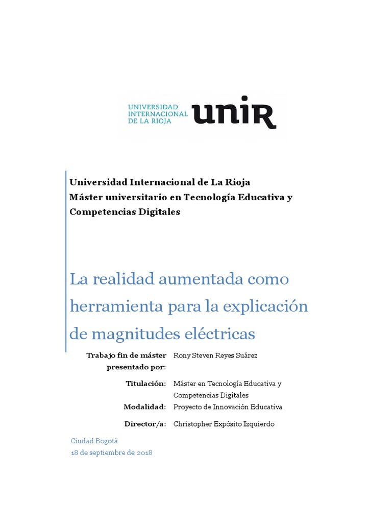 Reyes Suarez, Rony Steven | PDF | Realidad aumentada | Enseñando