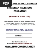Cre Pp1 Kcse 2025 Top Prediction Cycles | PDF | Book Of Genesis | Bible