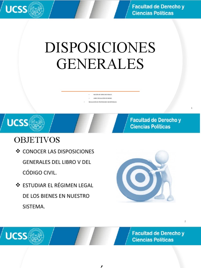 Clase 4 - Disposiciones Generales - Bienes | PDF