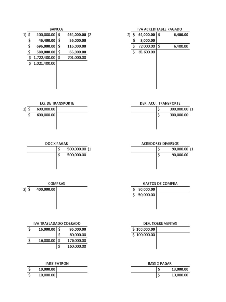 1er Ejercicio de Contabilidad Intermedia | PDF