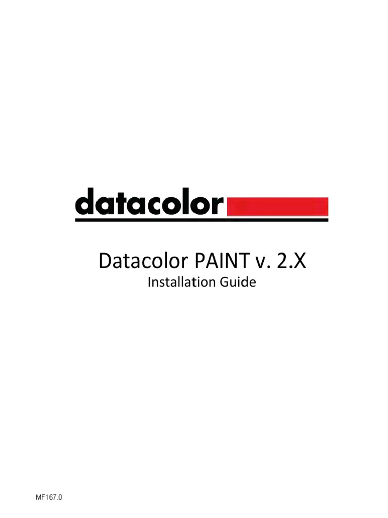 PAINT 2.X Installation Instructions | PDF