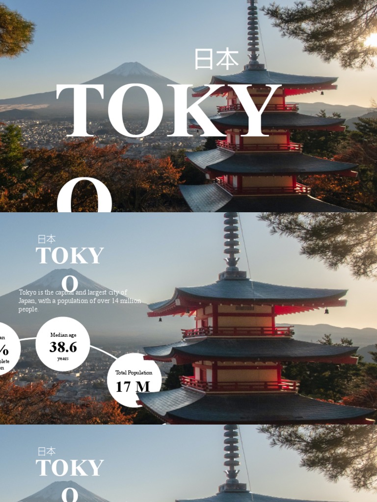 Tokyo PowerPoint Morph Animation Template Red Variant | PDF