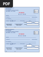 Recibo de Entrega de Cheque Modelo | PDF