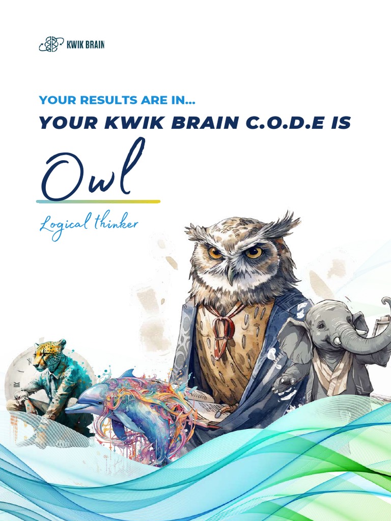 UPDATED - Kwik Brain - Discover Your Brain Type Owl 1 Compressed Edited | PDF