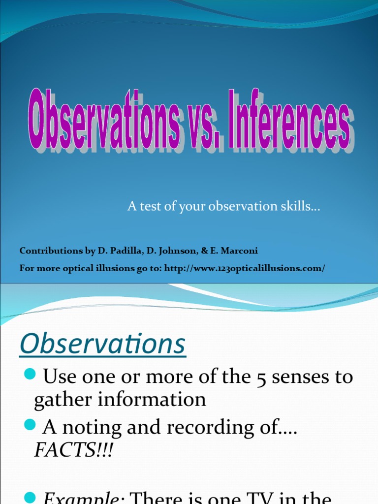 Objective Observation Techniques in Psychology | PDF | Observation ...