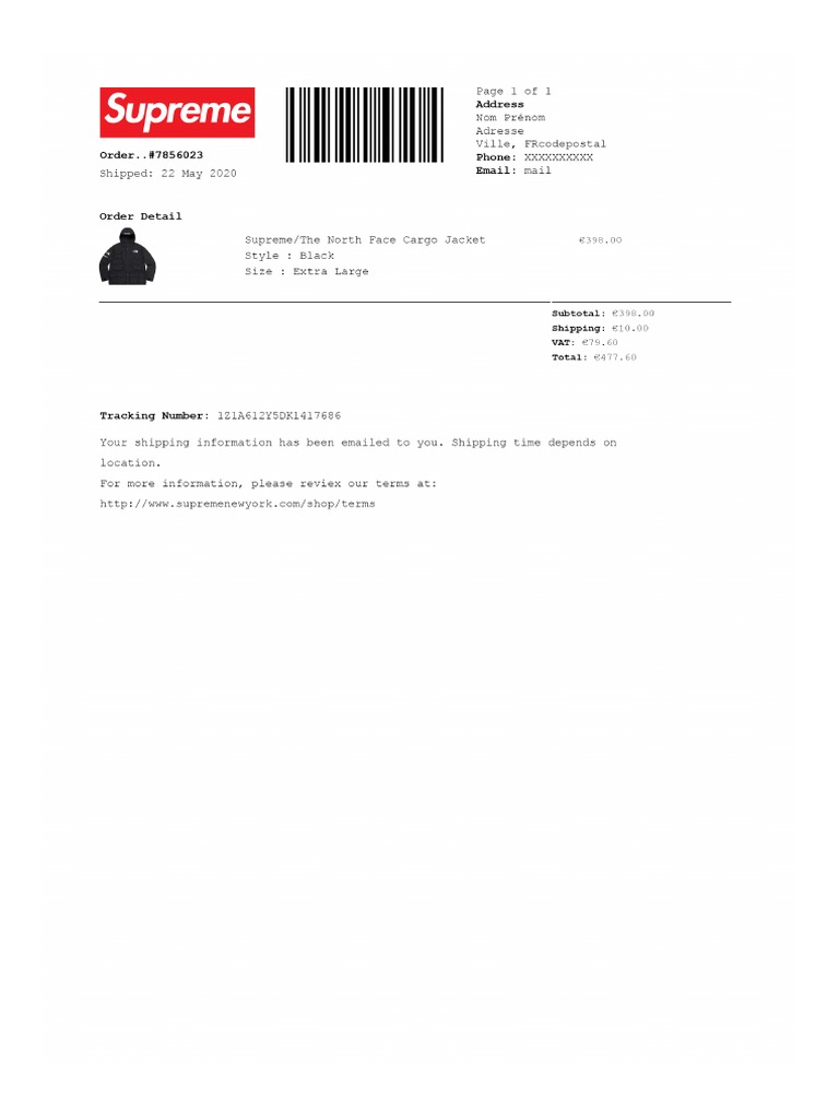 Facture Supreme Pour Tout3 | PDF