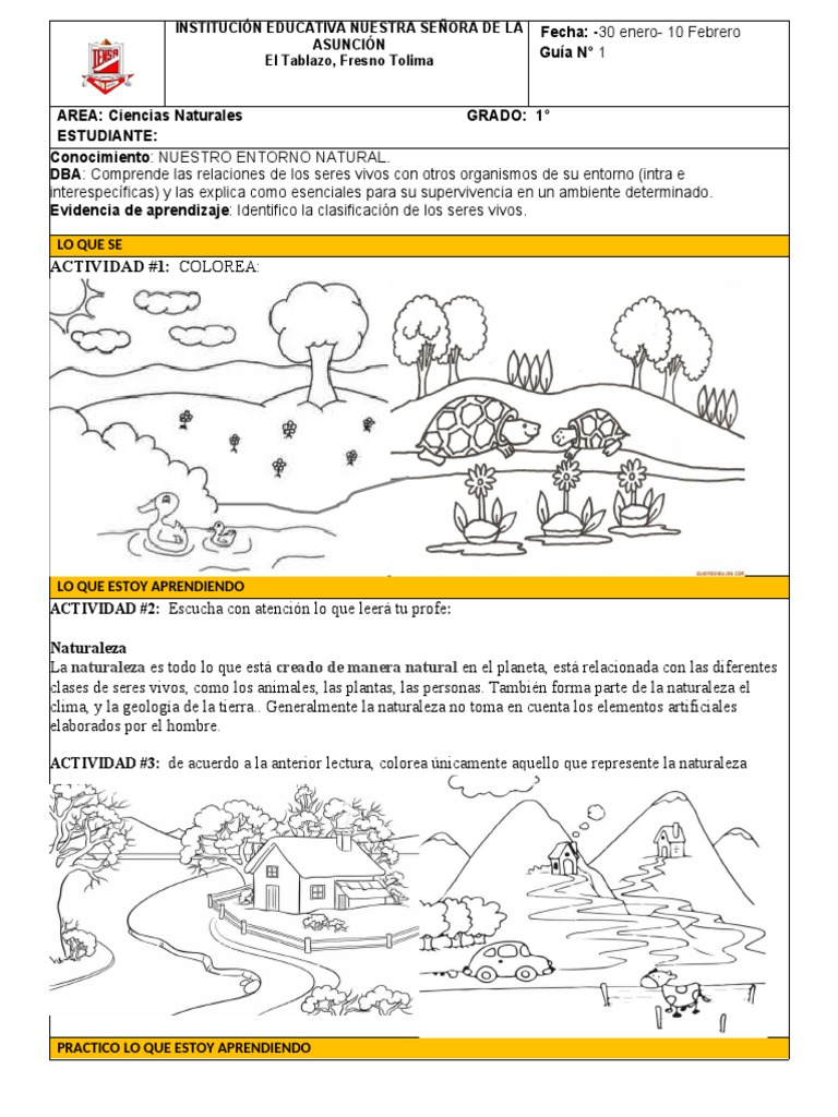 1° La Naturaleza | PDF