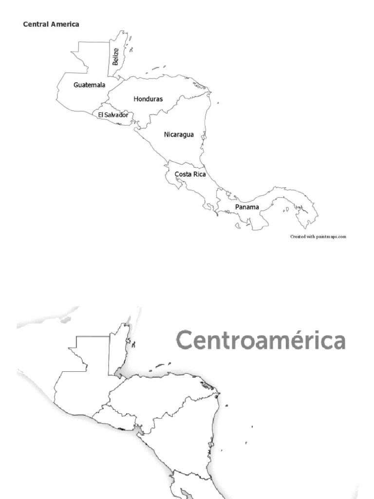 Mapa de Centroamerica | PDF