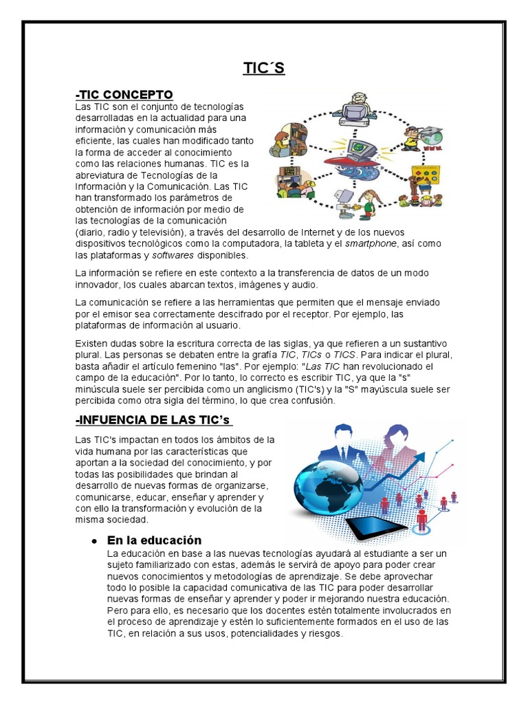 Trabajo Practico de Tics | PDF | Hardware de la computadora | Tecnología de información y ...