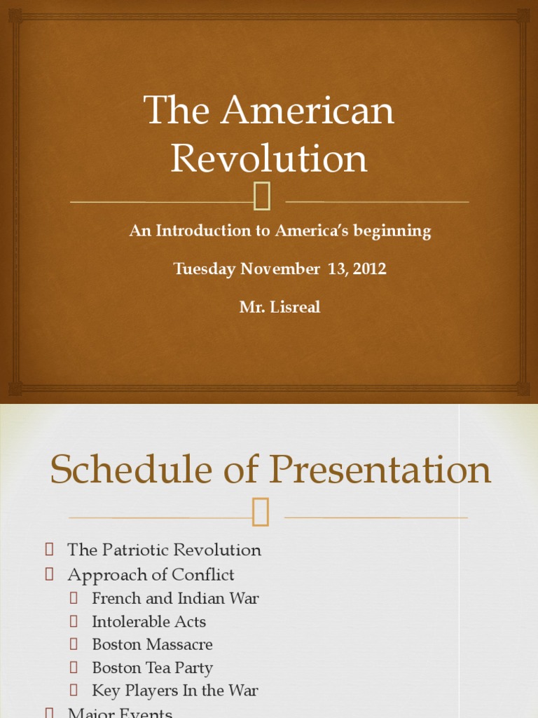 The American Revolution | PDF | American Revolution | The United States