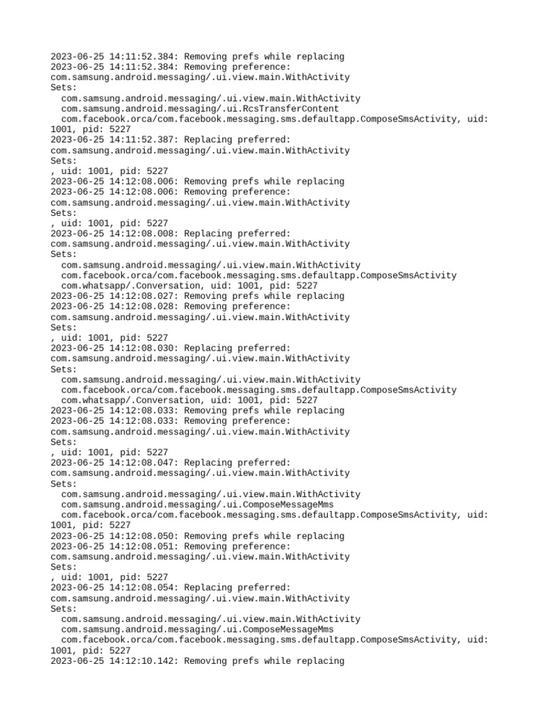 Samsung Messaging Preference Changes | PDF | Android (Operating System) | Operating System Families