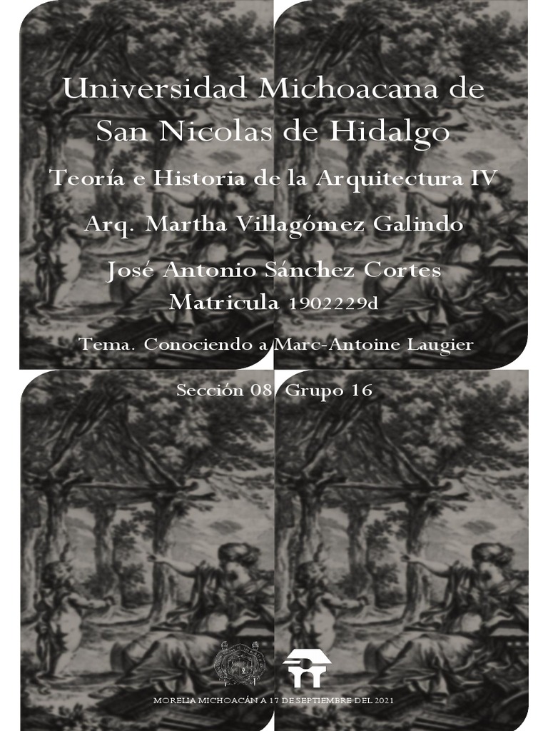 Conociendo A Marc Antoine Laugier y Su Obra | PDF | Diseño ...