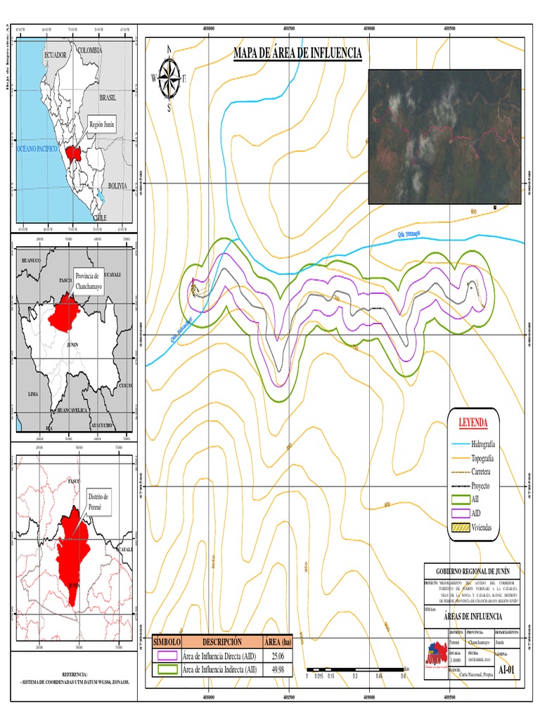 Mapa de Influencia Turística Junín | PDF | Geografía | Geofísica