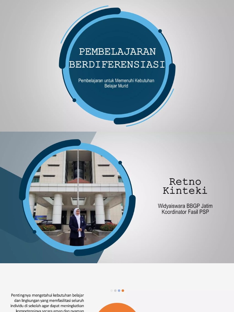 Pembelajaran Berdiferensiasi | PDF