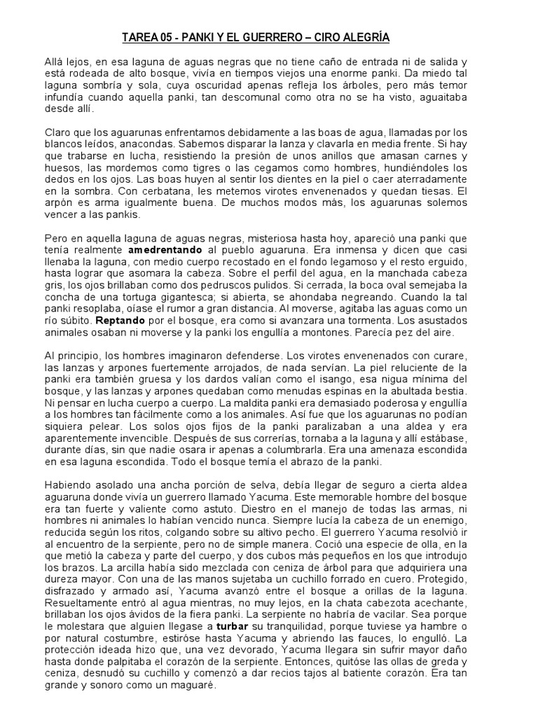 Tarea 05 de Lectura | PDF