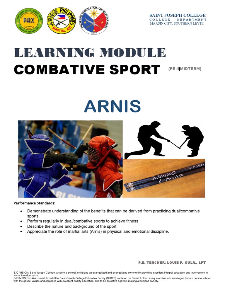 Module in Arnis Midterm | PDF | Foot