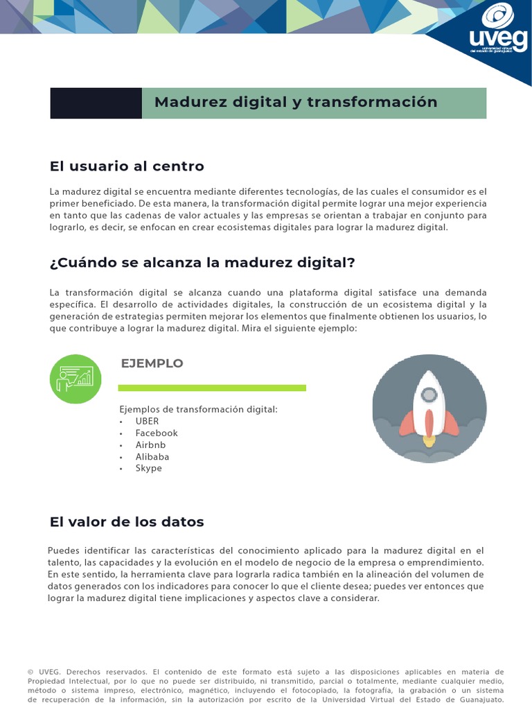 ITD U3 L7 Madurezdigital | PDF | Modelo de negocio | Business