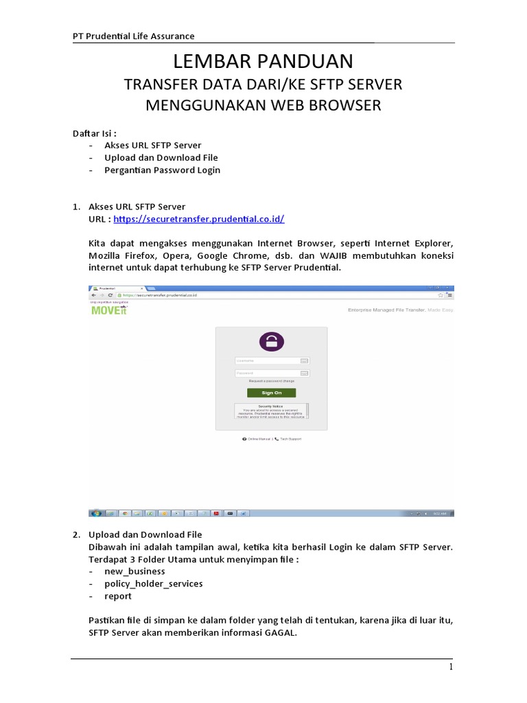 Panduan Pemakaian Sftp Pdf