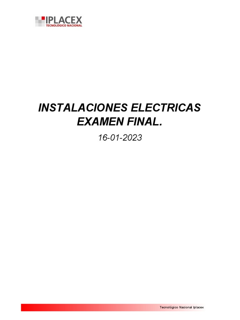 Instalaciones Electricas E3 | Descargar gratis PDF | Enchufes y tomas de corriente alterna | Equipo