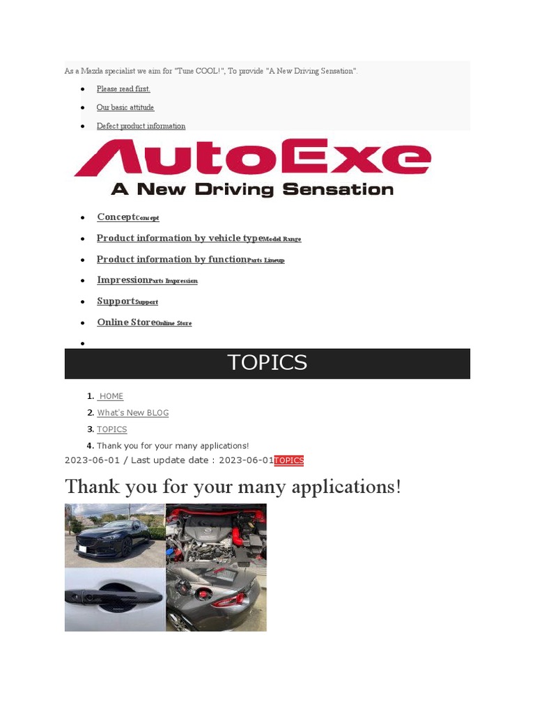 As A Mazda Specialist We Aim For | PDF | Automotive Technologies | Car ...