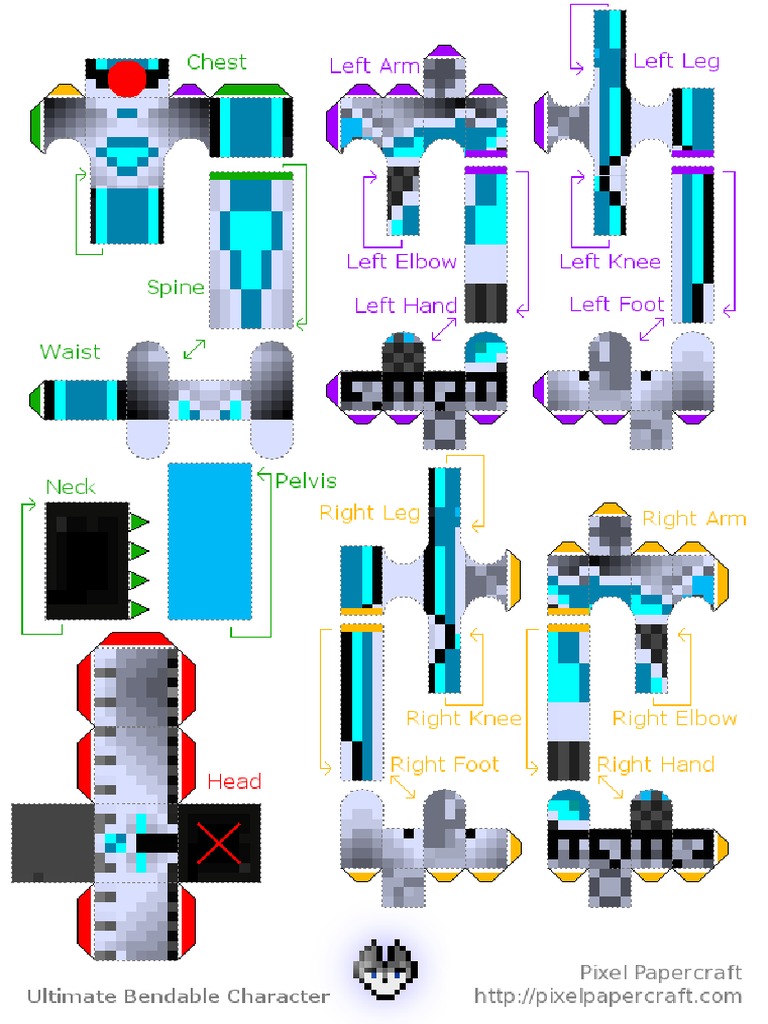 Minecraft Bendable Character | PDF