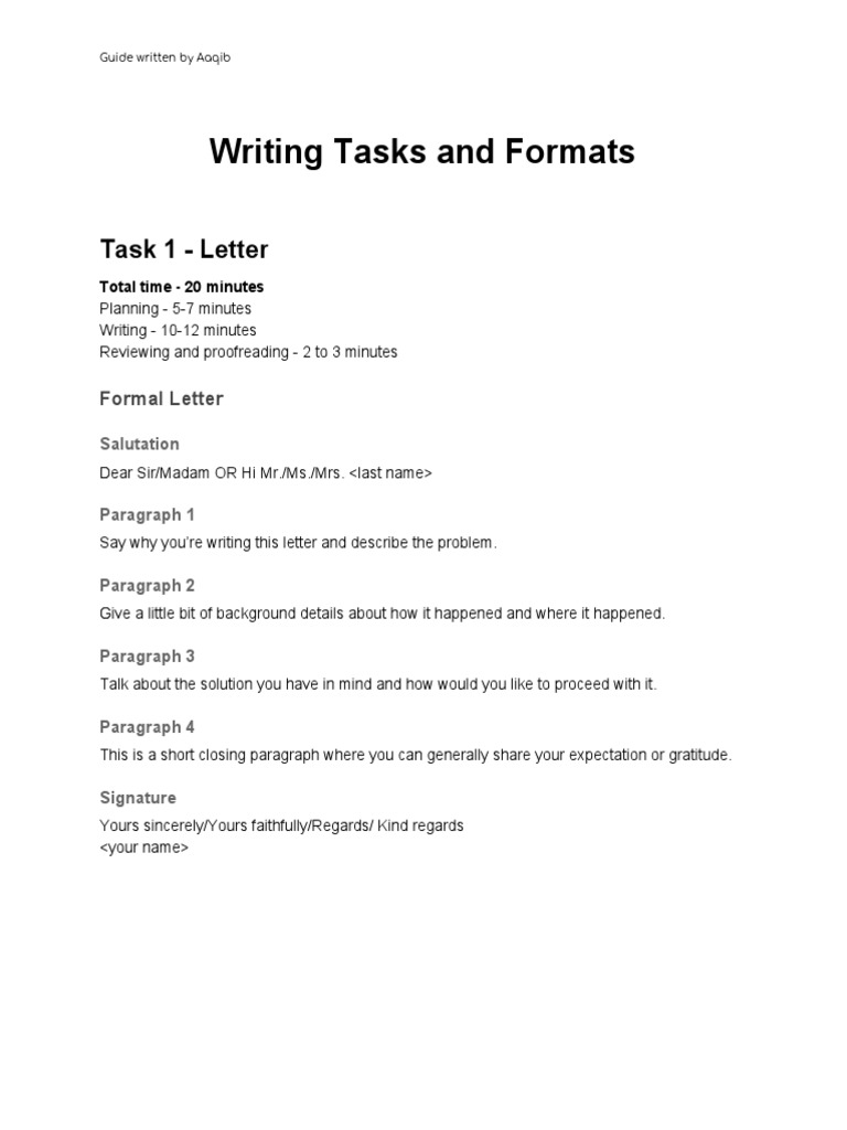 Writing Guide for Students | PDF | Essays | Question