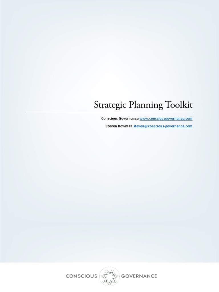 Conscious Governance Strategic Planning Toolkit (Complete) | PDF ...