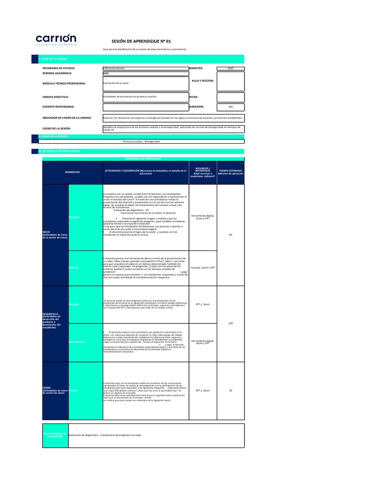 Sa01 Enf I Appa | PDF | Aprendizaje