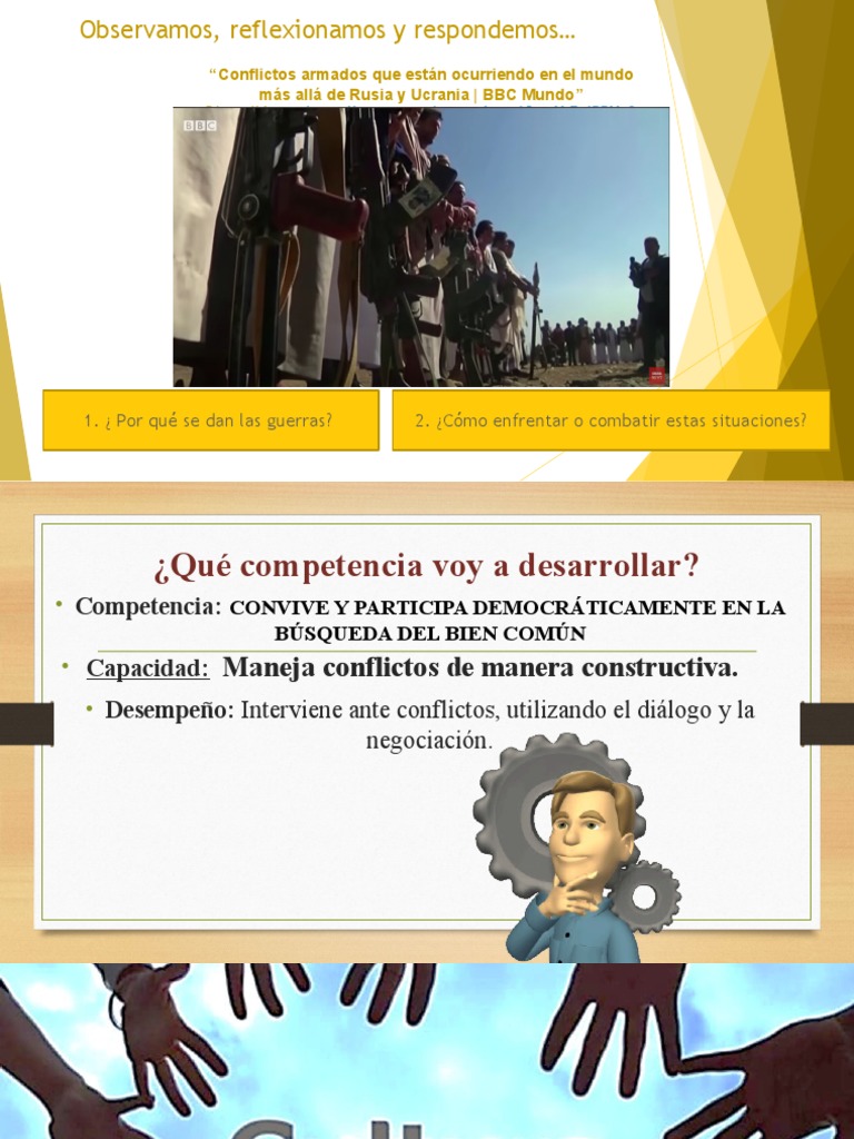 Tema 4 T 2 Cultura De Paz Pdf Paz Conflicto Proceso
