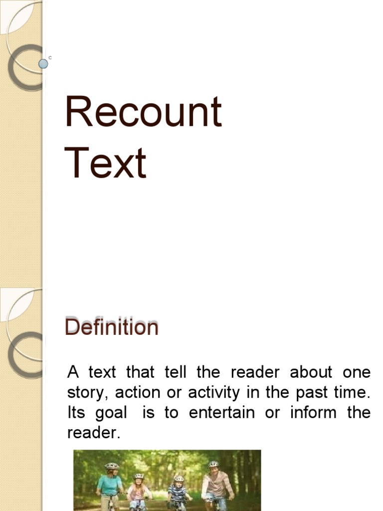 Recount Text | PDF