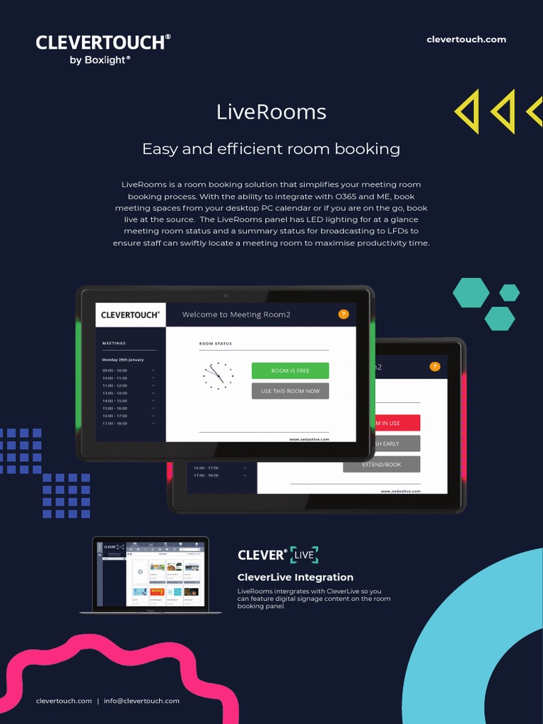 Live Rooms Brochure | PDF | Microsoft Outlook | Software