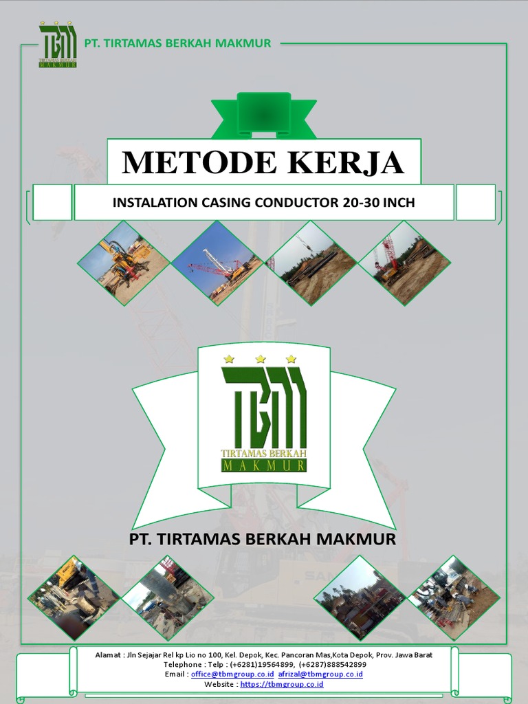 Metode Kerja Auger Drilling Rig - Ref1 | PDF | Teknologi & Rekayasa