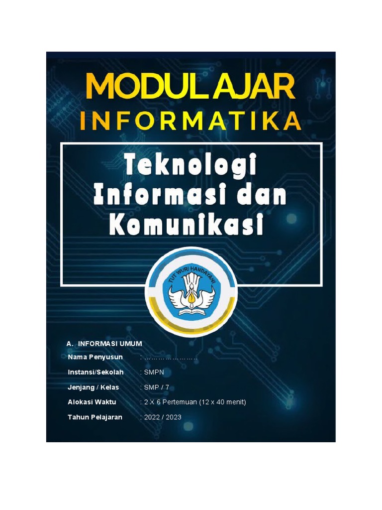 MA Bab 3 Teknologi Informasi Dan Komunikasi | PDF