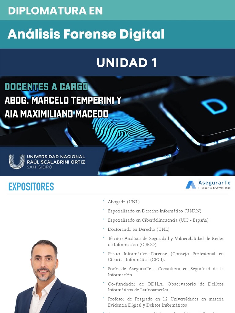 Clase 2 y 3 - Introducción A La Informática Forense | PDF | Informática forense | Suplantación ...