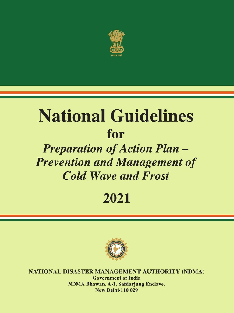 Cold Wave & Frost Management Guidelines | PDF | Emergency Management ...