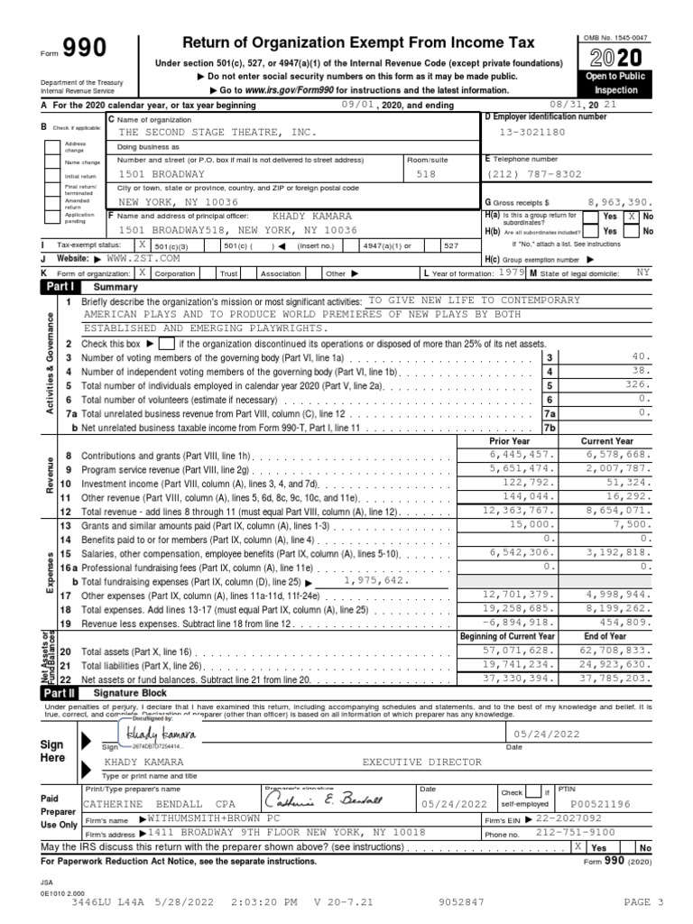 Form990 2021 1661373681961 | PDF | Irs Tax Forms | 501(C) Organization