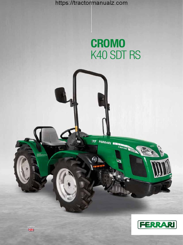 FERRARI Cromo K40 SDT RS Tractor Brochure | PDF | Tractor | Steering