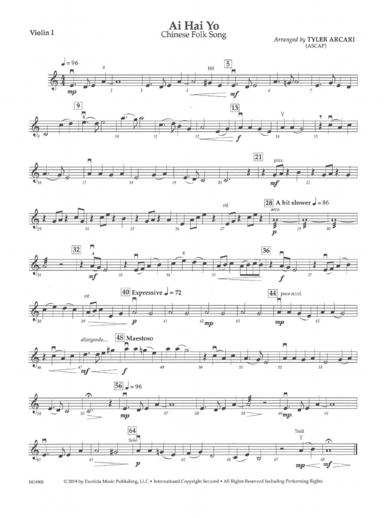Ai Hai Yo All Parts | PDF