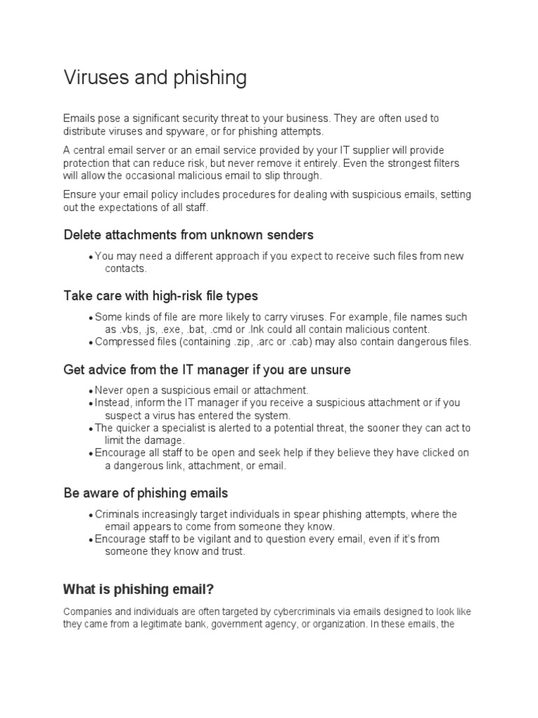 What Is Phishing Email | PDF