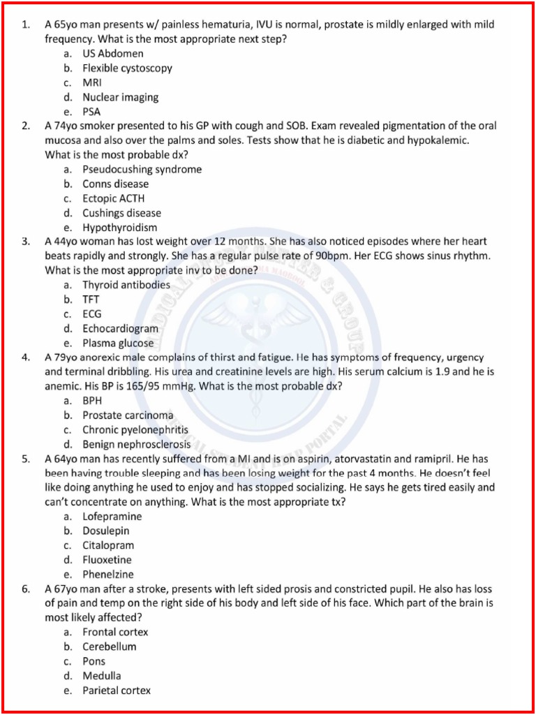 Plab 1700 MCQs Unsolved (Shared by Ussama Maqbool) | PDF