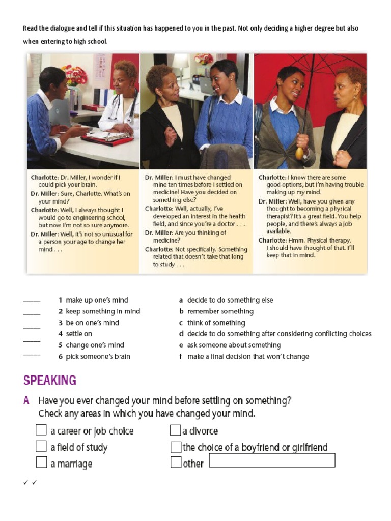 Reflecting on Past Educational Choices | PDF