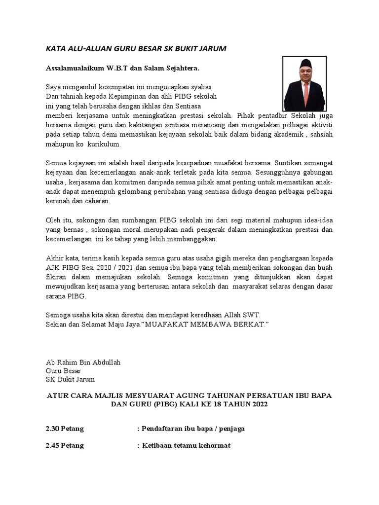 Buku Program Mat Pibg 2022 | PDF