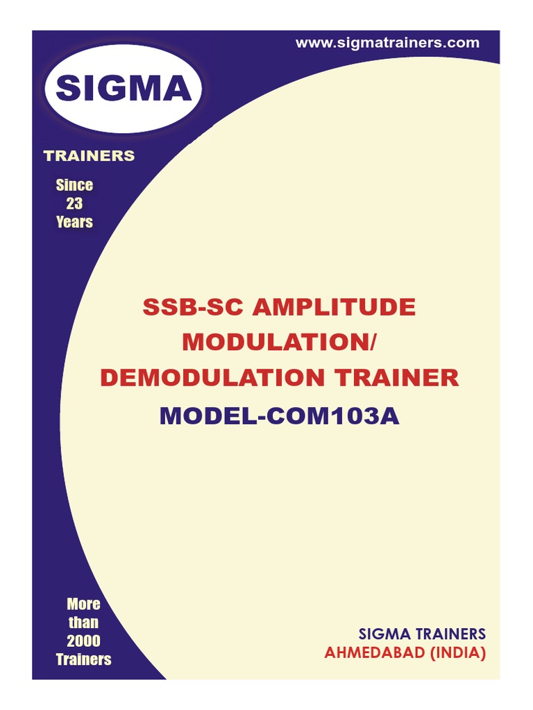 06 Com103a | PDF | Detector (Radio) | Modulation