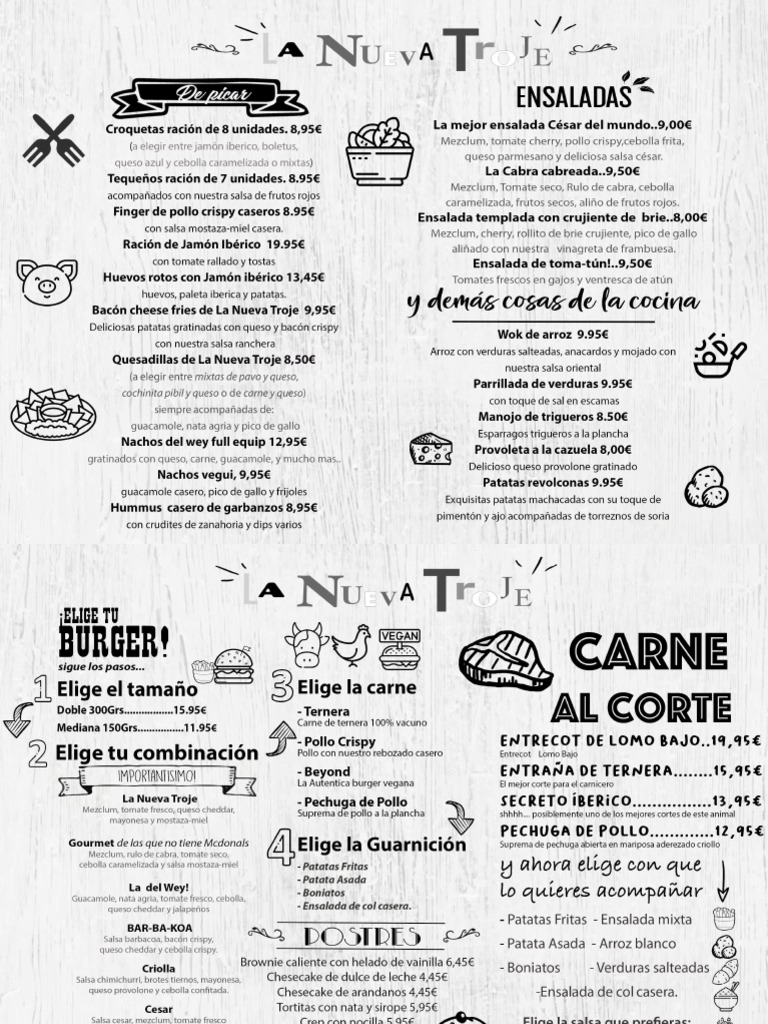 Carta Comida | PDF